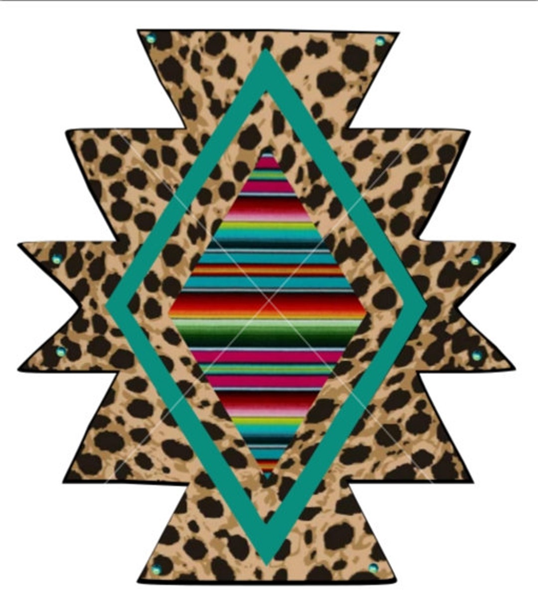 Leopard Serape Aztec Symbol PNG - Etsy