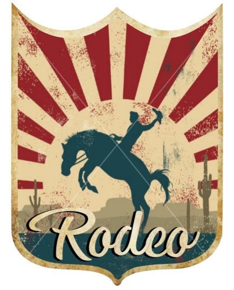 Rodeo Tag PNG - Etsy