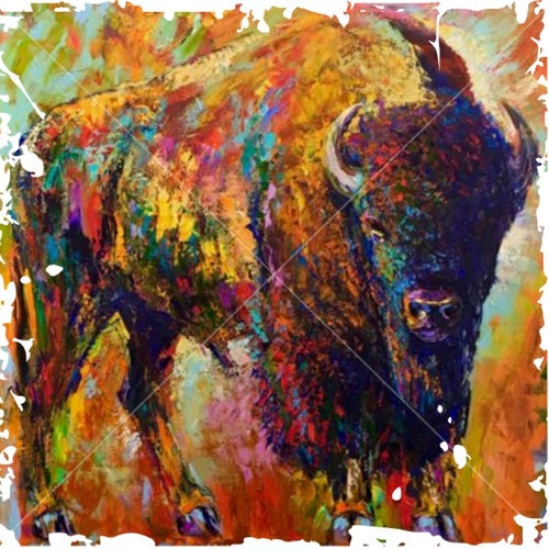 Colorful Buffalo PNG - Etsy
