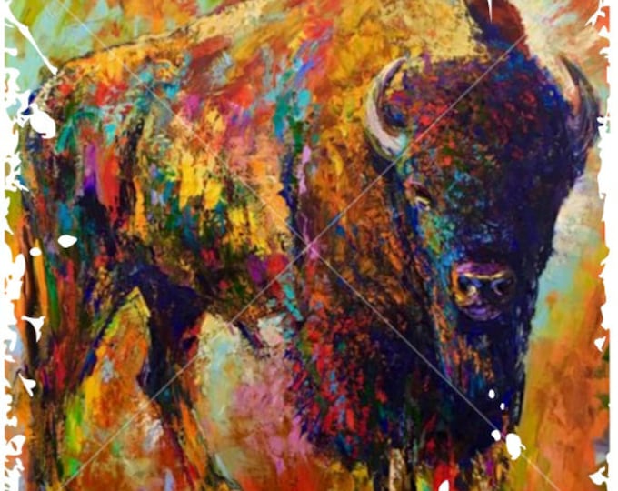 Colorful Buffalo PNG - Etsy