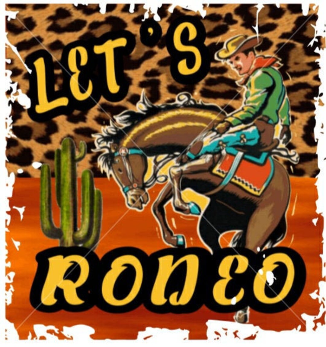 Let's Rodeo PNG - Etsy