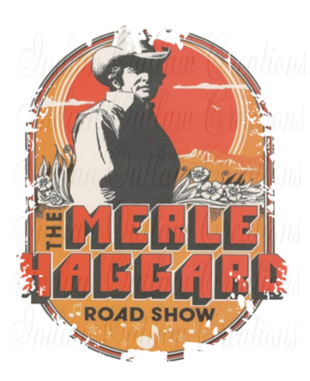 Merle Haggard PNG - Etsy