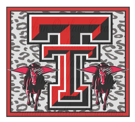 Texas Tech Leopard PNG - Etsy