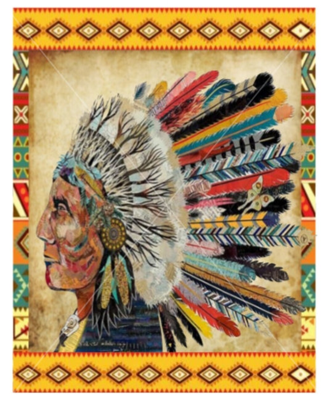 Native American Indian PNG - Etsy