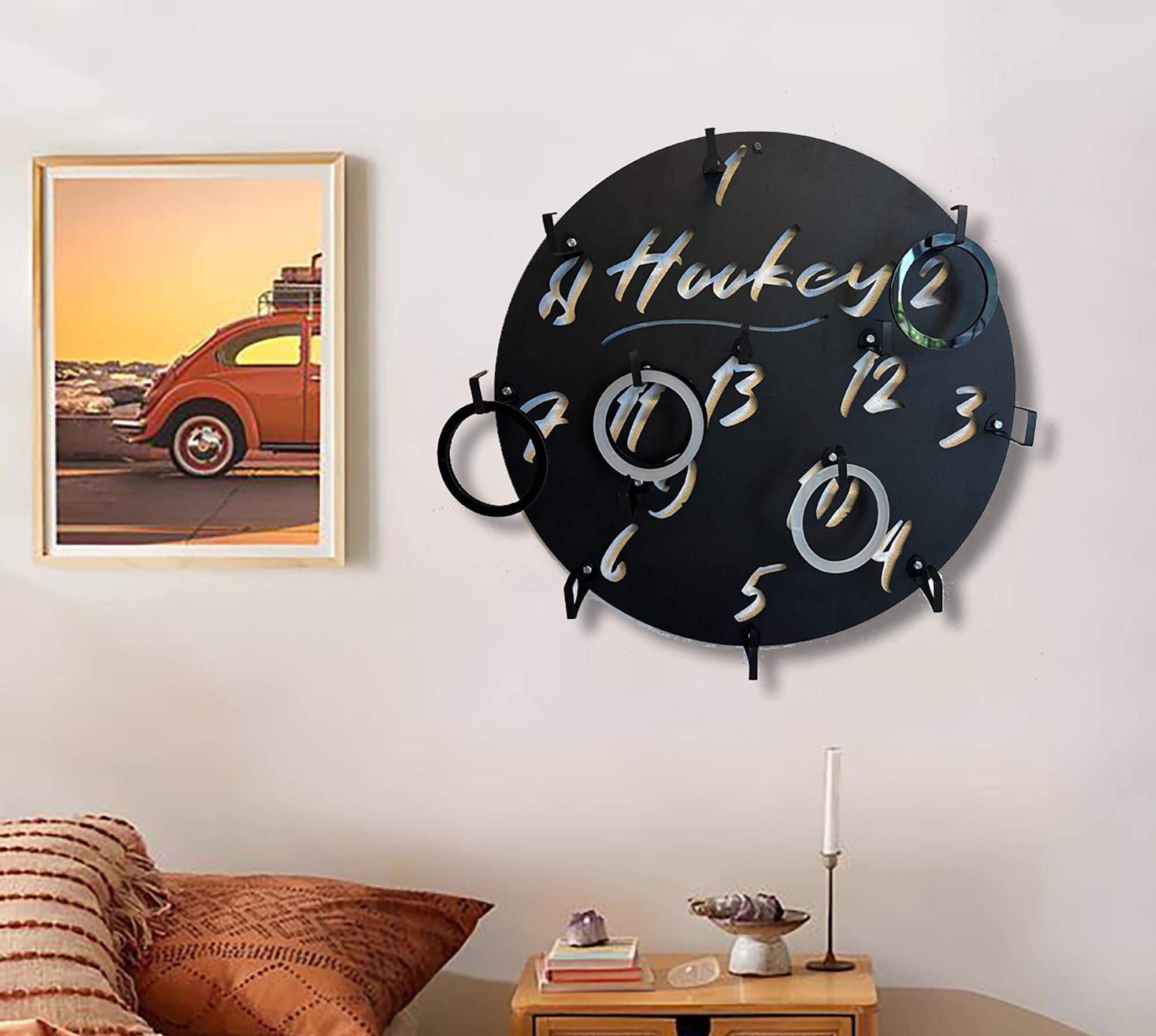 Hookey Ring Toss Game: Metal Wall Decor, Indoor Family Fun - Etsy