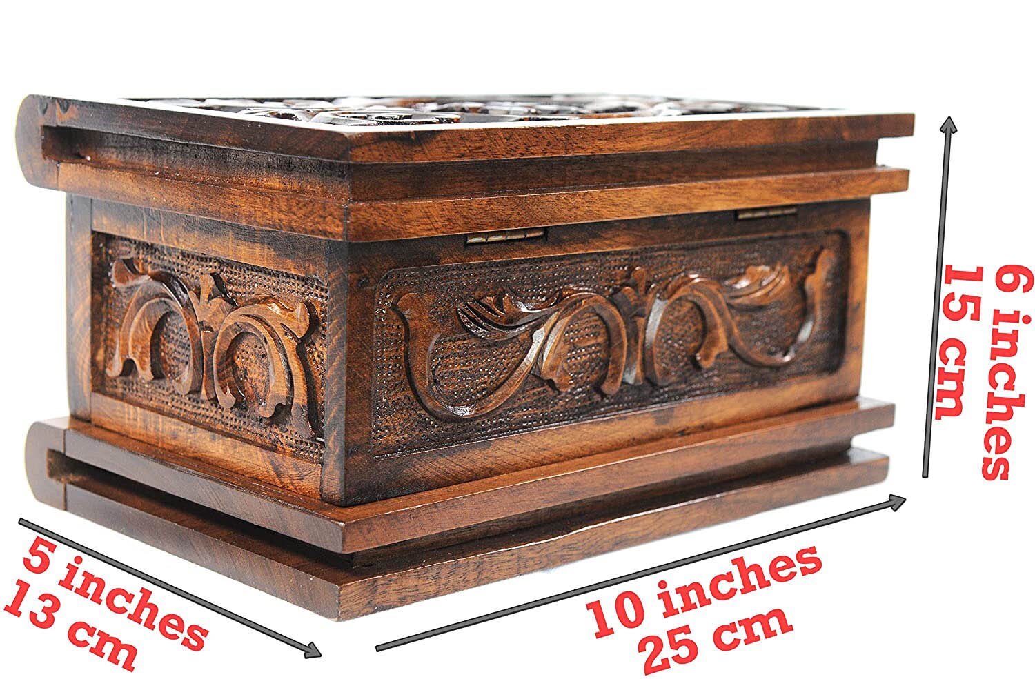 Puzzle Box With Secret Key Vintage Jewelry Box Secret Lock - Etsy