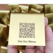 Golden Mini Acrylic QR Menu Standstouchless Menu QR Stand - Etsy