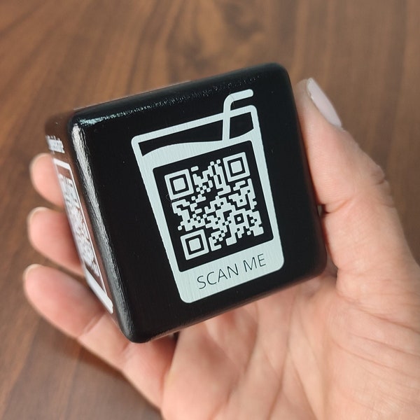 Black Cube End Table - Etsy