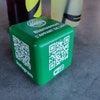 Wooden QR Cube Stands Custom Made for Office, Doctors, Dentists Salon ...