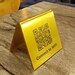 Golden Mini Acrylic QR Menu Standstouchless Menu QR Stand - Etsy