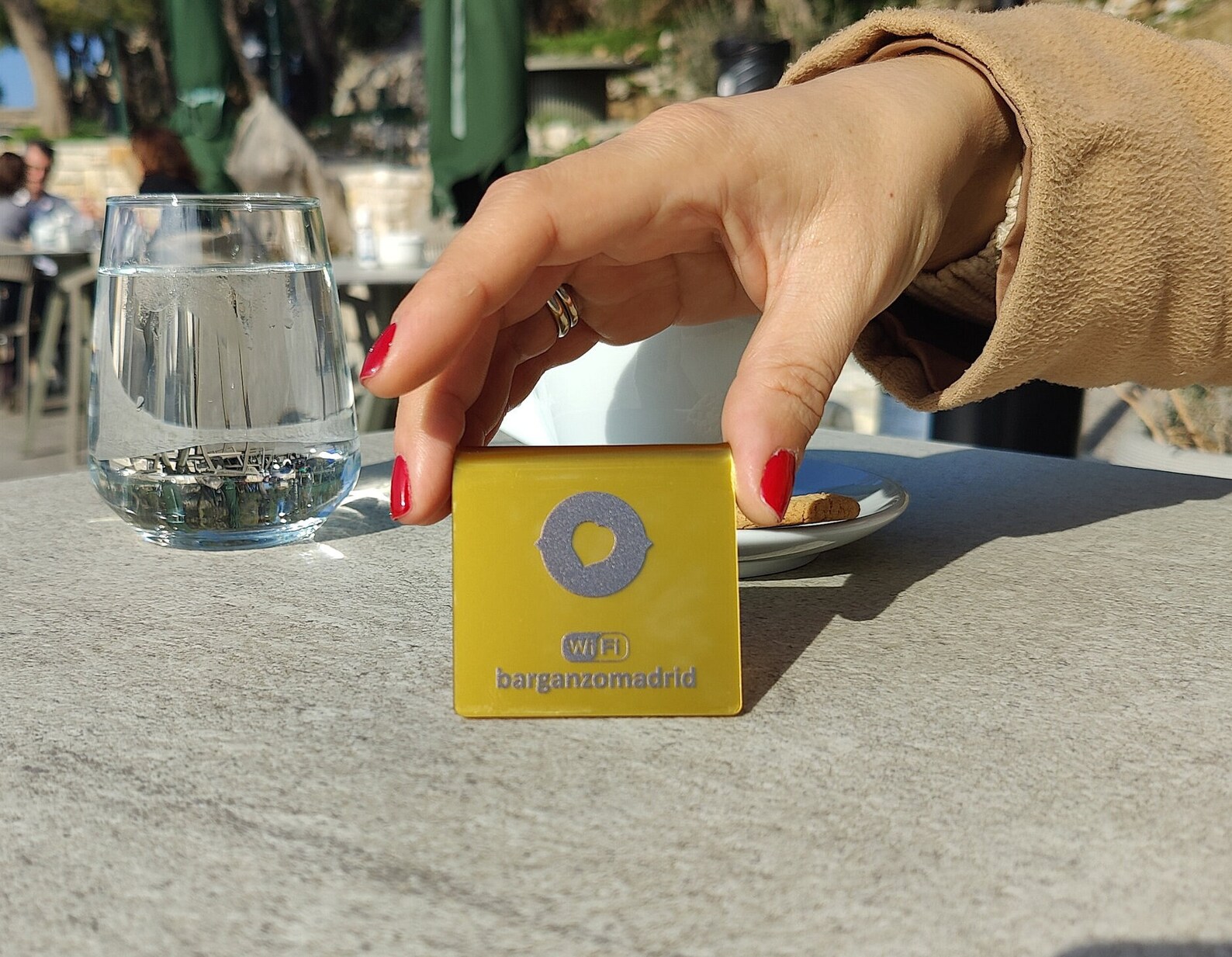 Golden Mini Acrylic QR Menu Standstouchless Menu QR Stand - Etsy