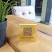 Golden Mini Acrylic QR Menu Standstouchless Menu QR Stand - Etsy
