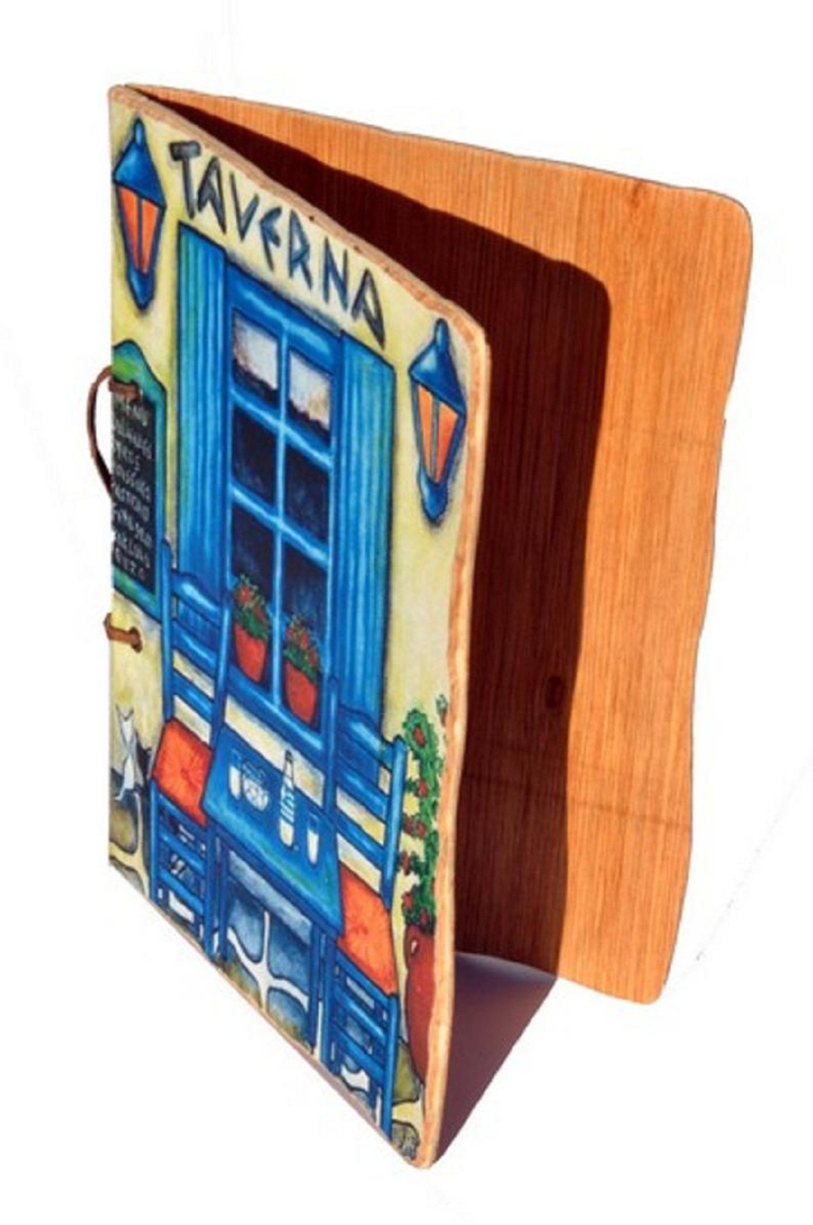 Set of 10 Handmade Wooden Menu Covers for Restaurants Bars | Etsy