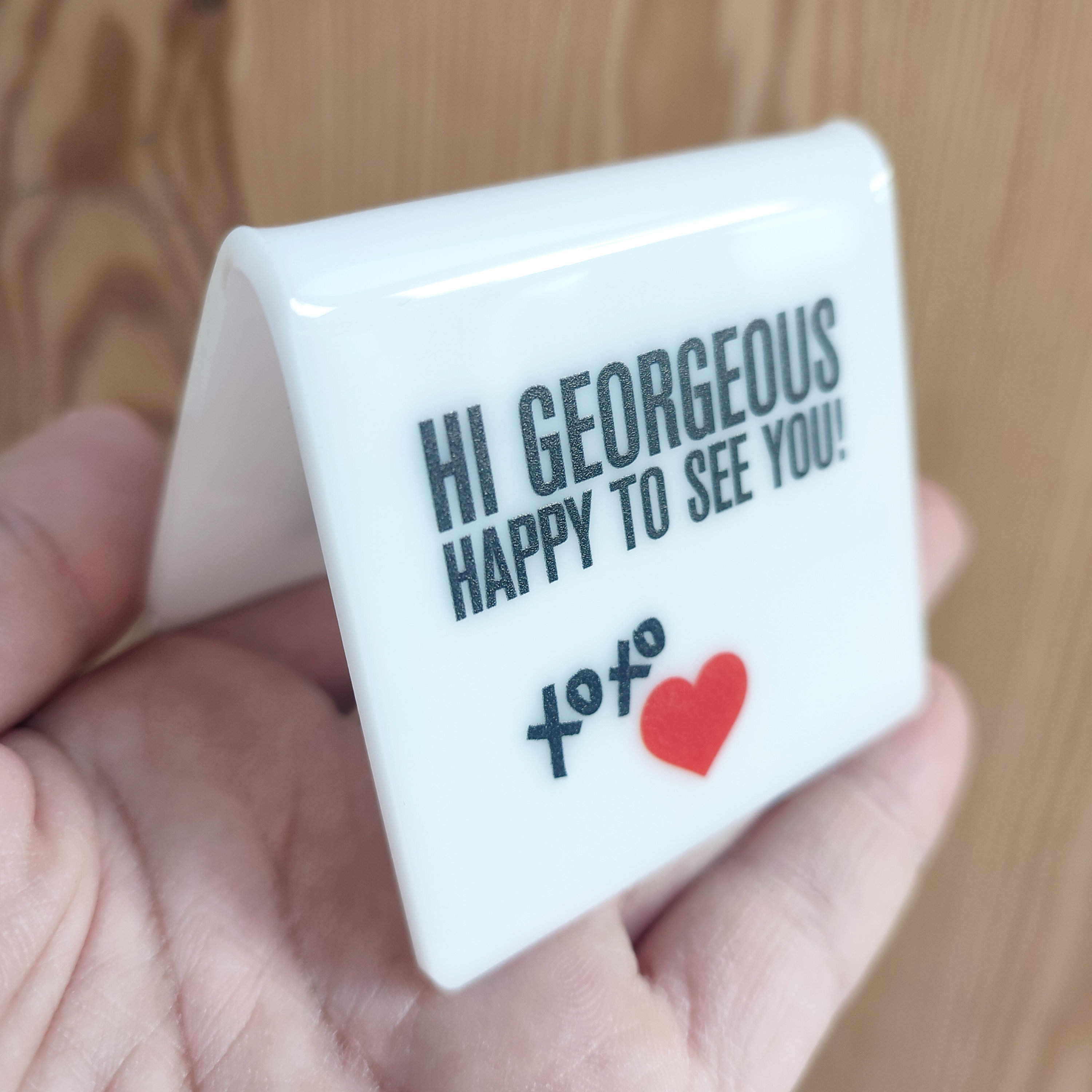 White Acrylic QR Menu stands | Touchless Menu QR stand | Qr Code sign ...