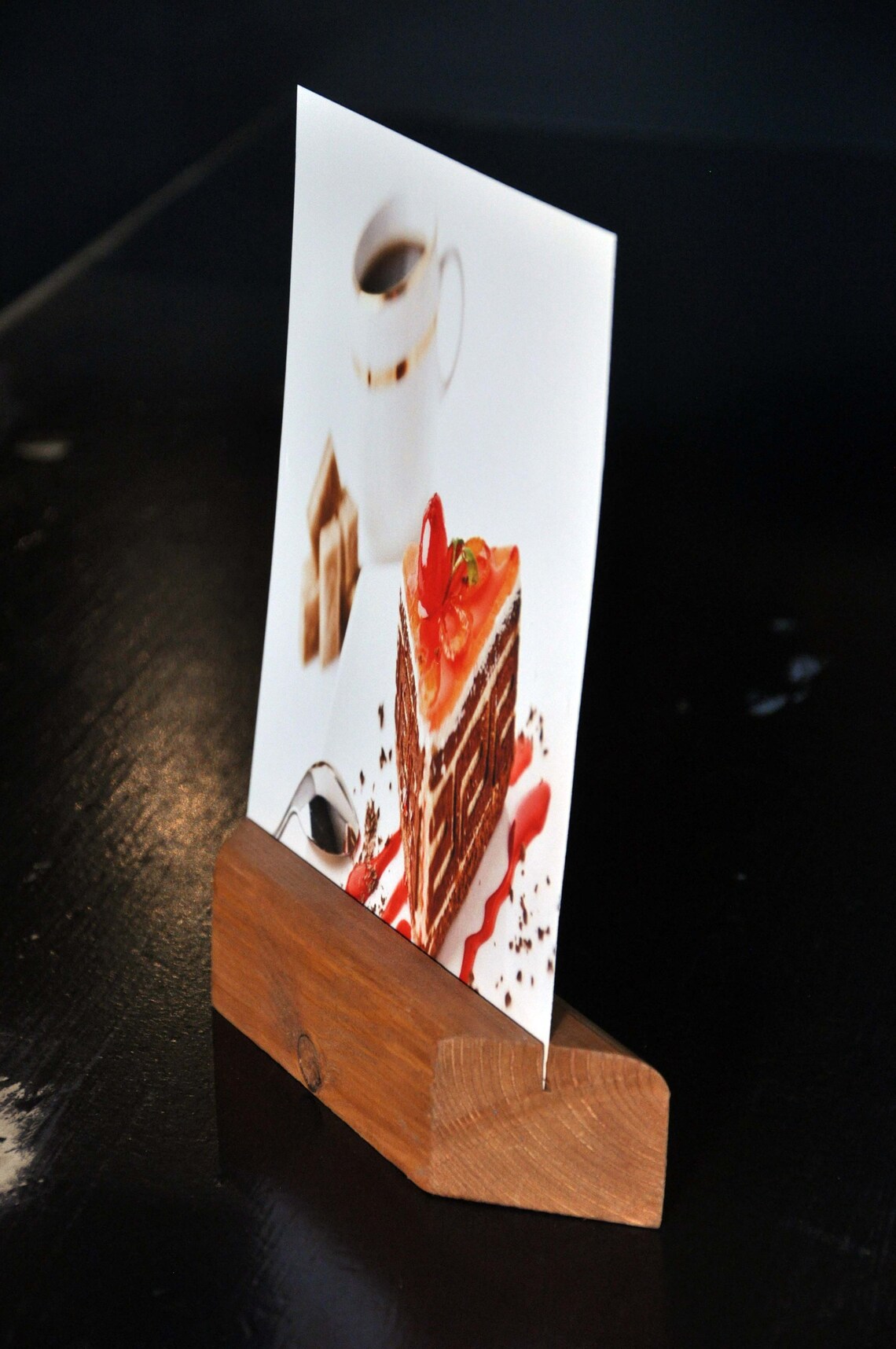 Set of 10 Wooden Table Menu Holder Menu Stands Offer - Etsy