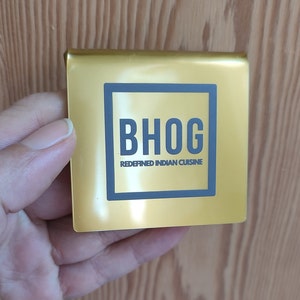 Golden Mini Acrylic QR Menu Standstouchless Menu QR Stand - Etsy