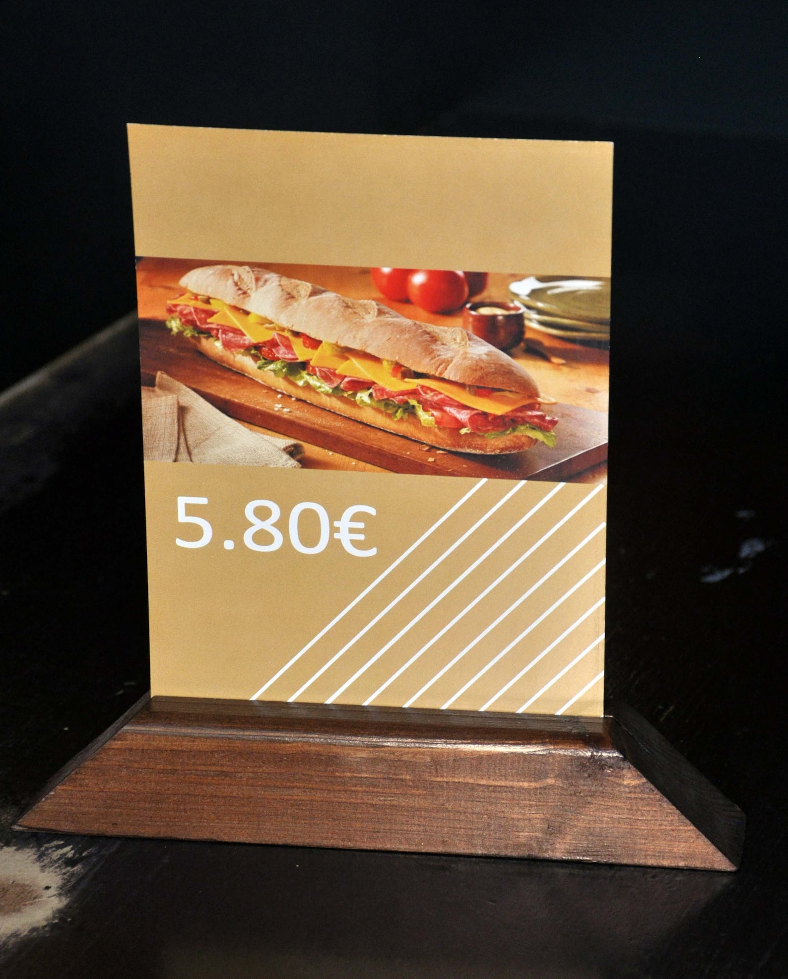 Set of 10 Wooden Table Menu Holder Menu Stands Offer - Etsy