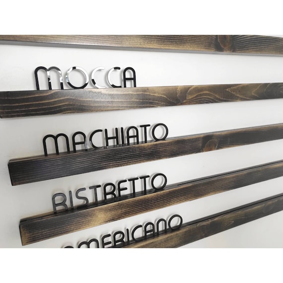 Wall Menu Rails - MenuShopWorkshop