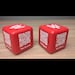 QR MENU Red Cube QR Table Stand Printed on Wooden Cube Digital Menus ...