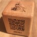 QR MENU QR Table Stand Engraved on Wooden Cube Digital - Etsy Canada