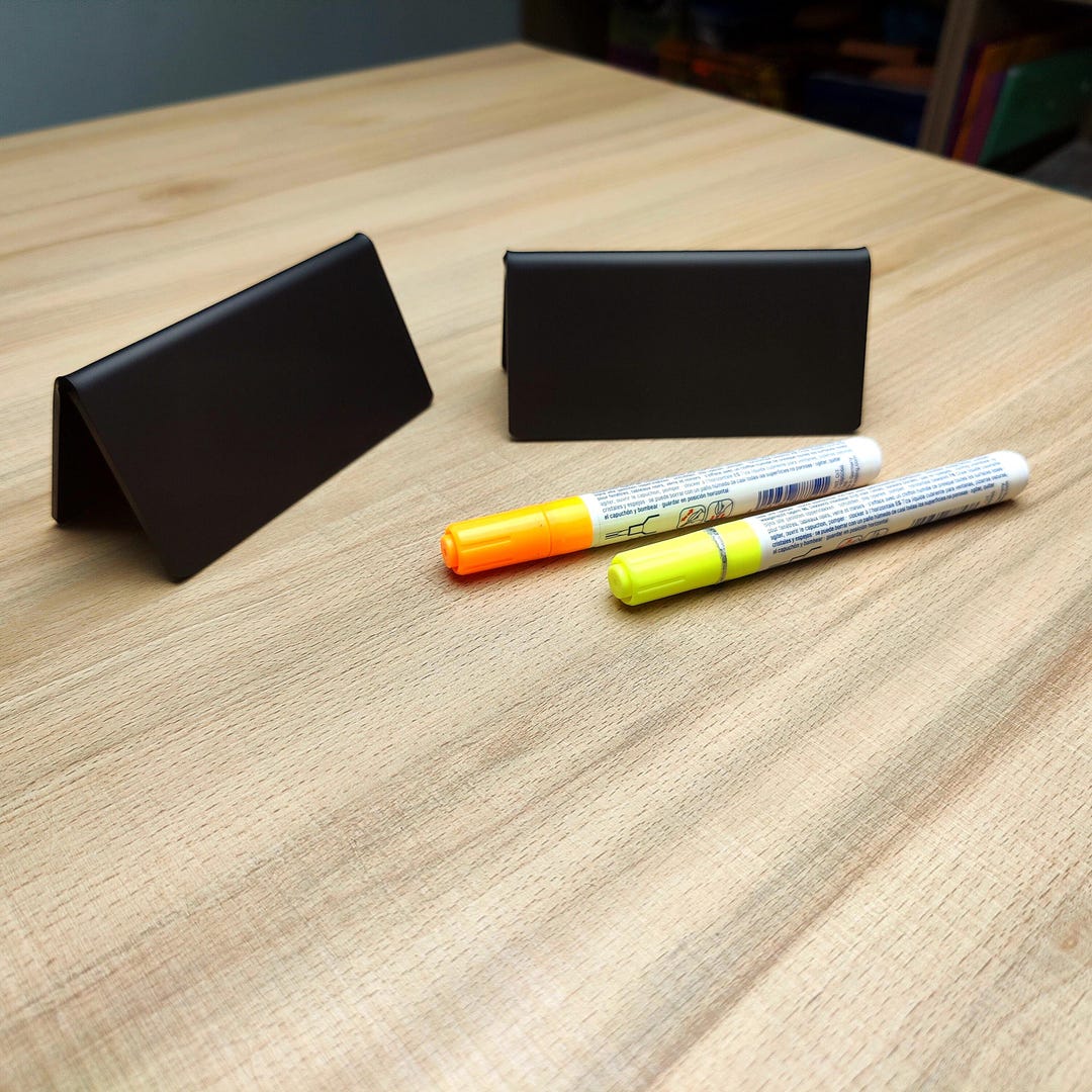 Rewritable Acrylic Chalkboard Price Tags | Product and Ingredient Table ...