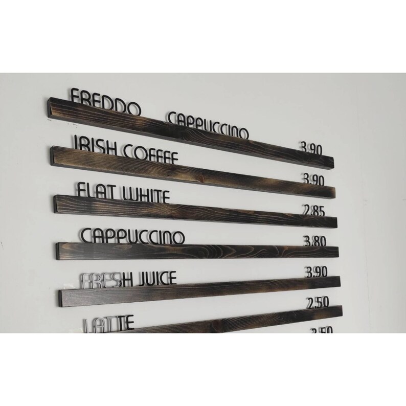 Vintage Wooden Wall Rail Board Changeable Letter Board Retro - Etsy