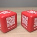 QR MENU Red Cube QR Table Stand Printed on Wooden Cube - Etsy UK