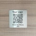 Stainless Metal QR Code Table Plates, Contactless Menu for Restaurant ...