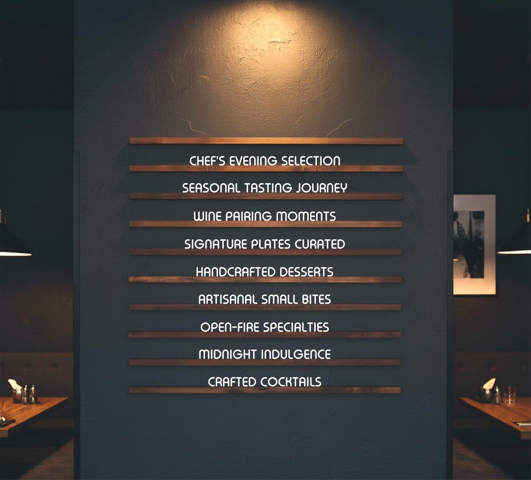 Changeable Wall Menu Board – Wooden Letter Price Menu for Cafes ...