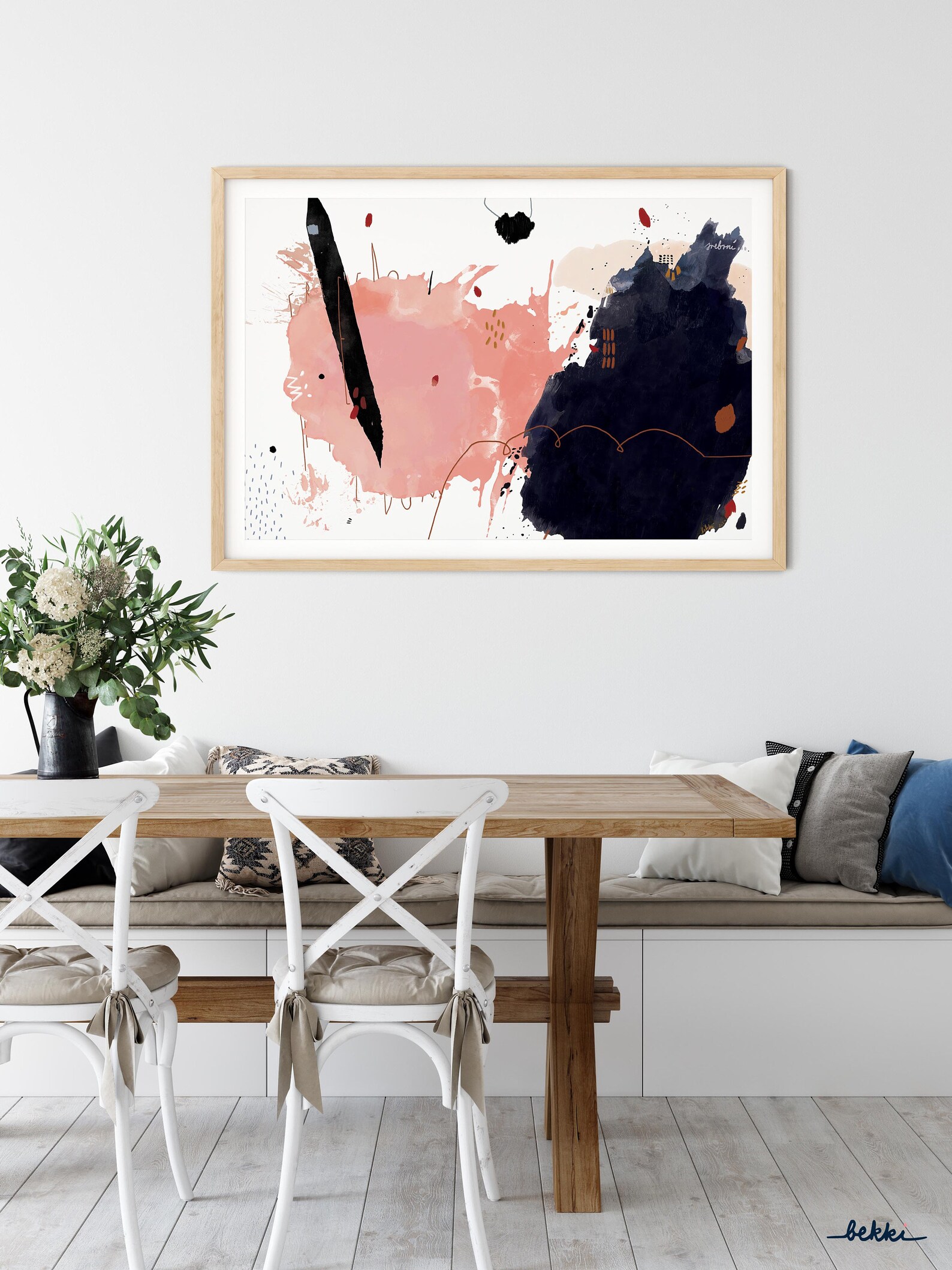 Modern Abstract Art Print Digital Watercolor Abstract - Etsy