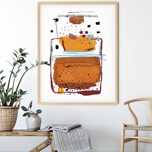Set of 2 Downloadble Modern Abstract Art for Modern Home Wall Art Decor ...
