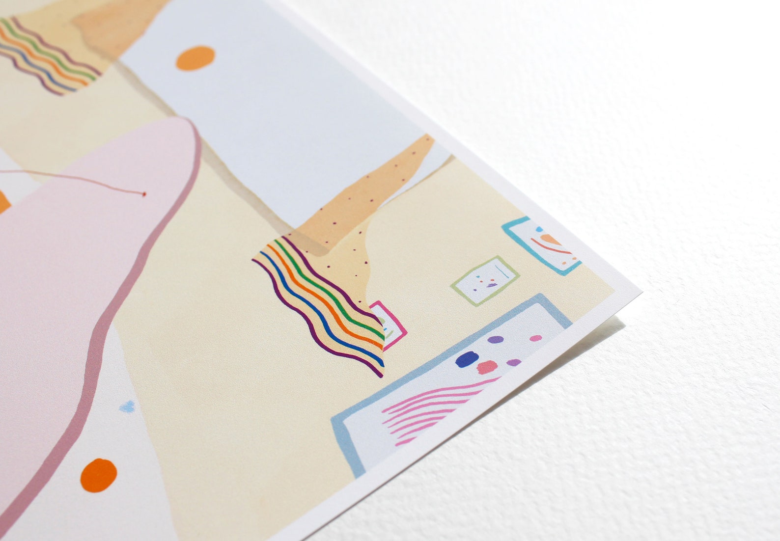 Piano Art Printed and Shipped, Piano Illustration Print on Paper, A4 ...