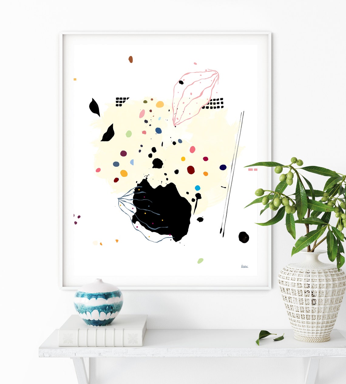 Modern Printable Gallery Wall Art Set of 5 Modern Abstract | Etsy