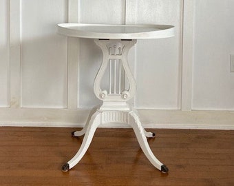 White Vintage End Table | Etsy