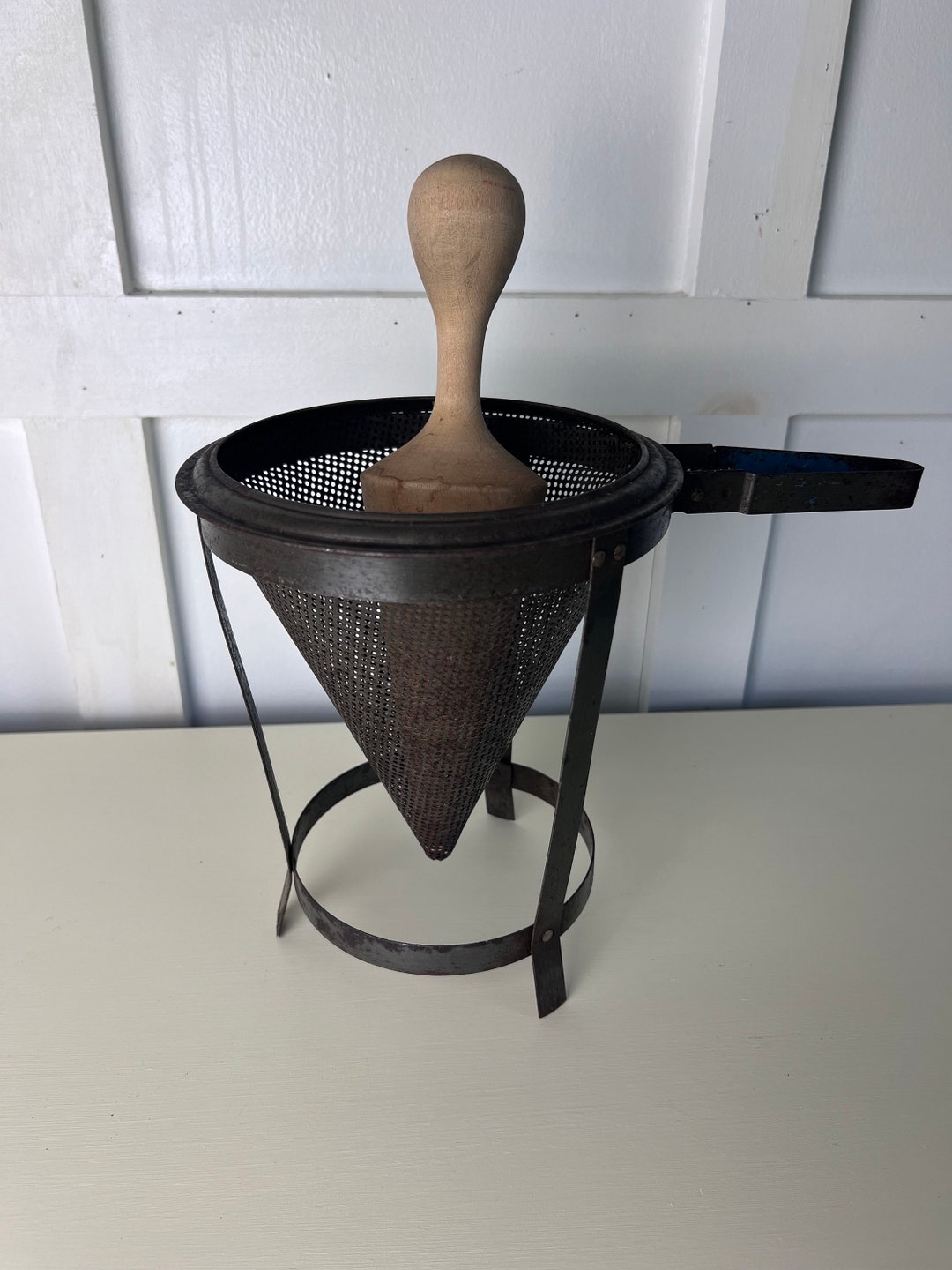 Vintage Cone Cylinder Sieve Strainer Applesauce Maker - Etsy