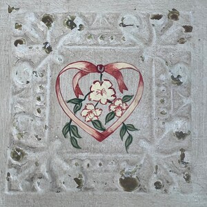 Vintage 1990s Tin Tile Art - Etsy
