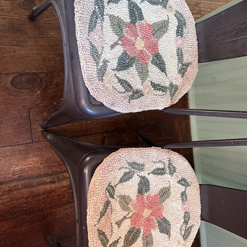 Hooked Chair Pads - Etsy