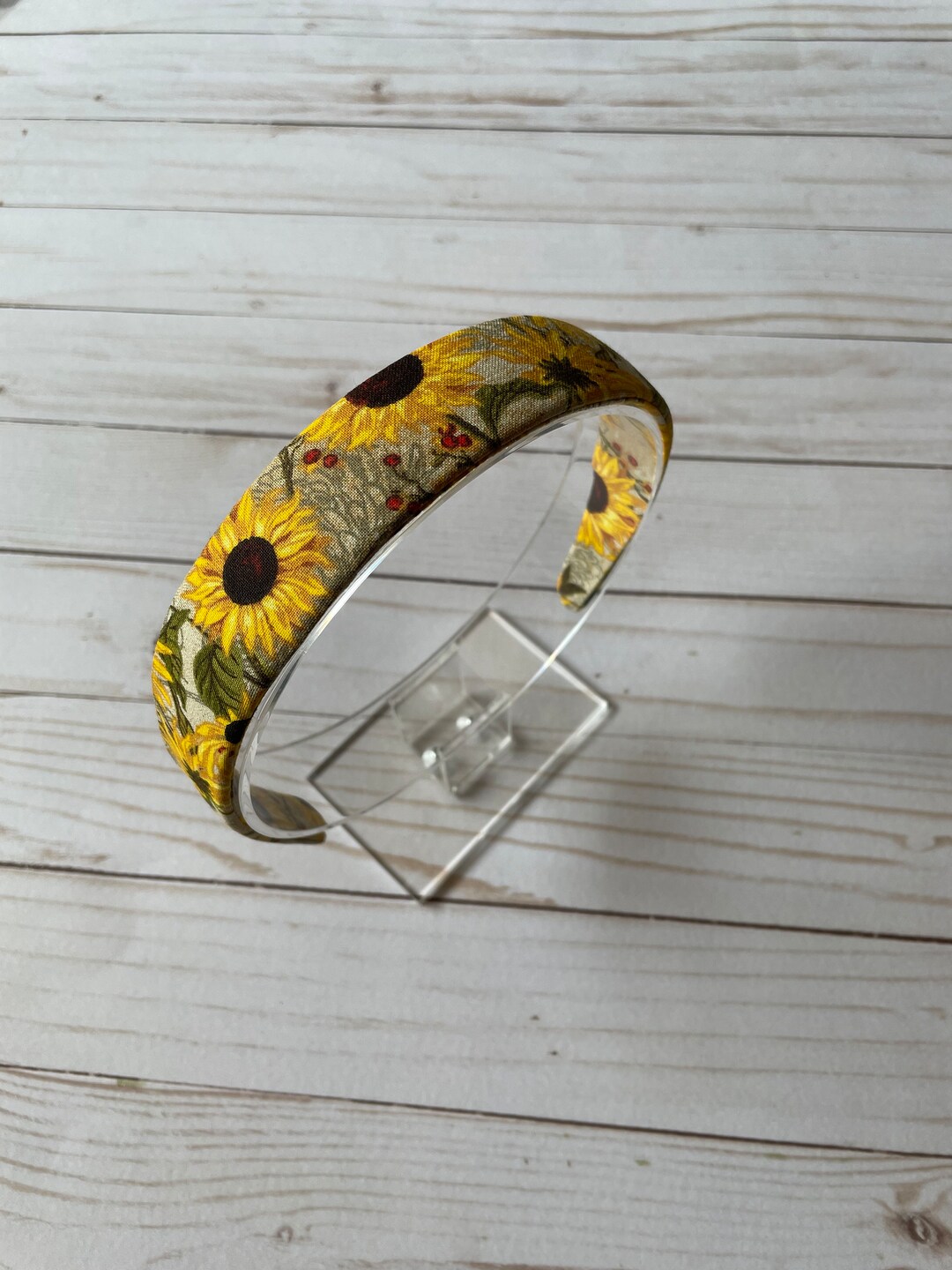 Sunflower Headband, Fall Headband, Hair Accessories, Handmade Gift ...