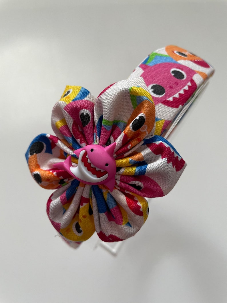Baby Shark Fabric Headband With Flower Headband for Girls - Etsy