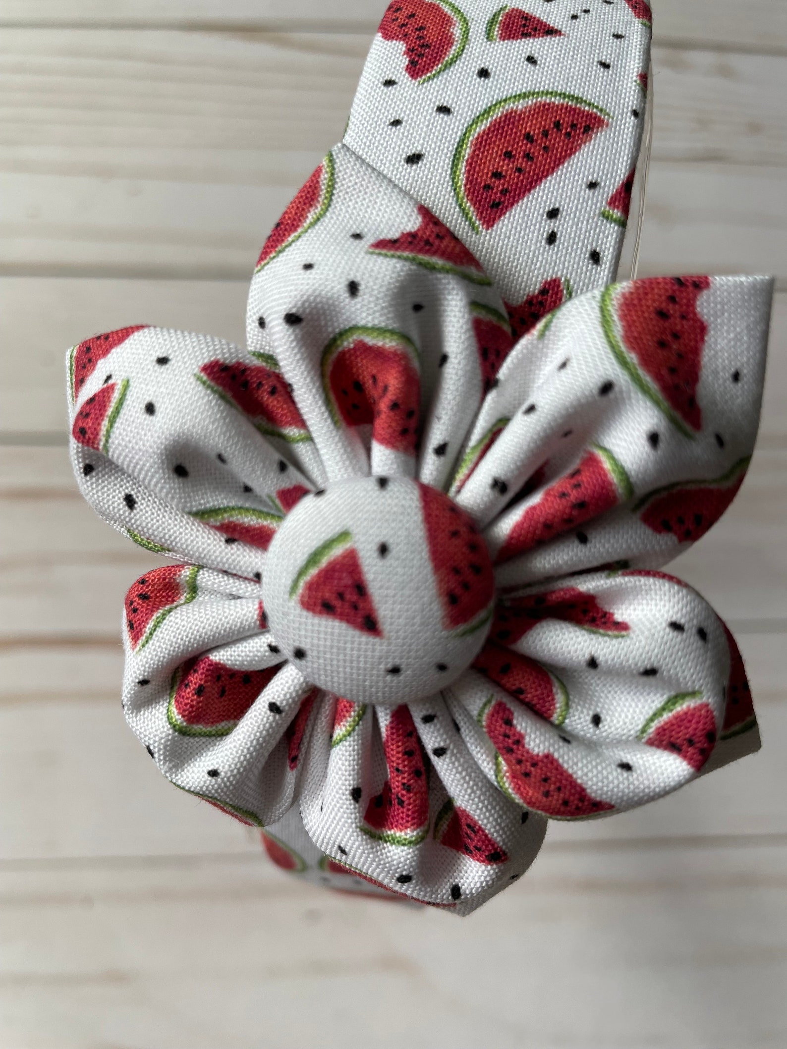 Summertime Headband, Watermelon, Hair Accessories, Headband With Flower ...