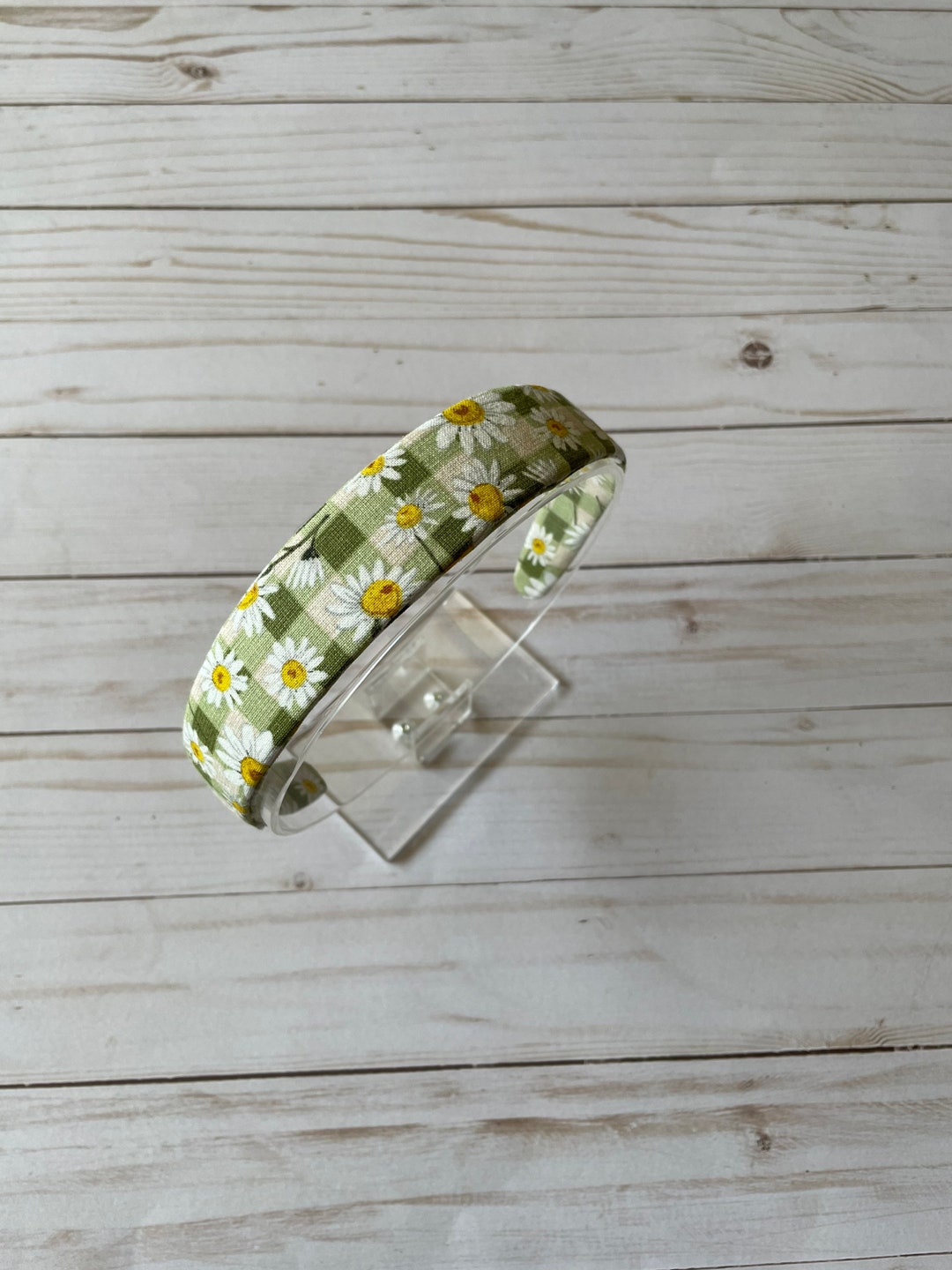 Daisy Fabric Headband, Spring and Summer Headband, Handmade Gift ...