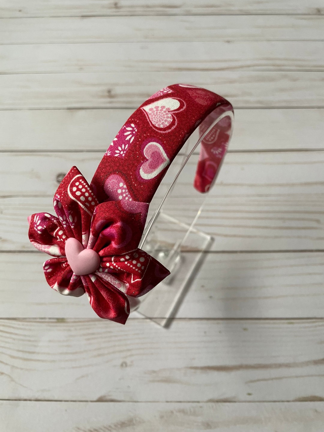 Heart Headband, Valentines Day Hair Accessories, Headband for Women ...