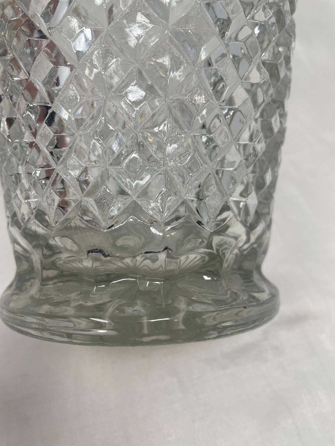 Vintage Anchor Hocking Wexford Lead Crystal Glass Pitcher 64oz - Etsy