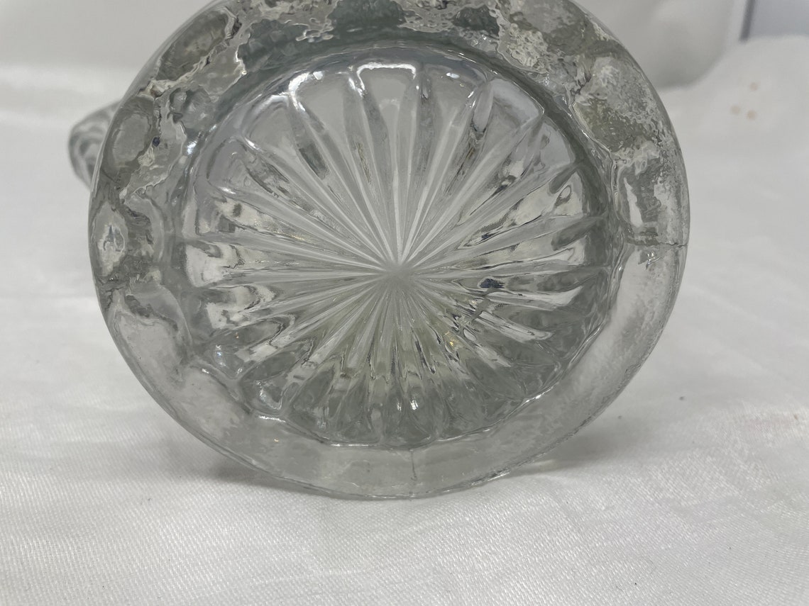 Vintage Anchor Hocking Wexford Lead Crystal Glass Pitcher 64oz - Etsy