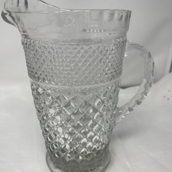 Lead Crystal Pitcher - Etsy