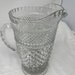 Vintage Anchor Hocking Wexford Lead Crystal Glass Pitcher 64oz Prism ...