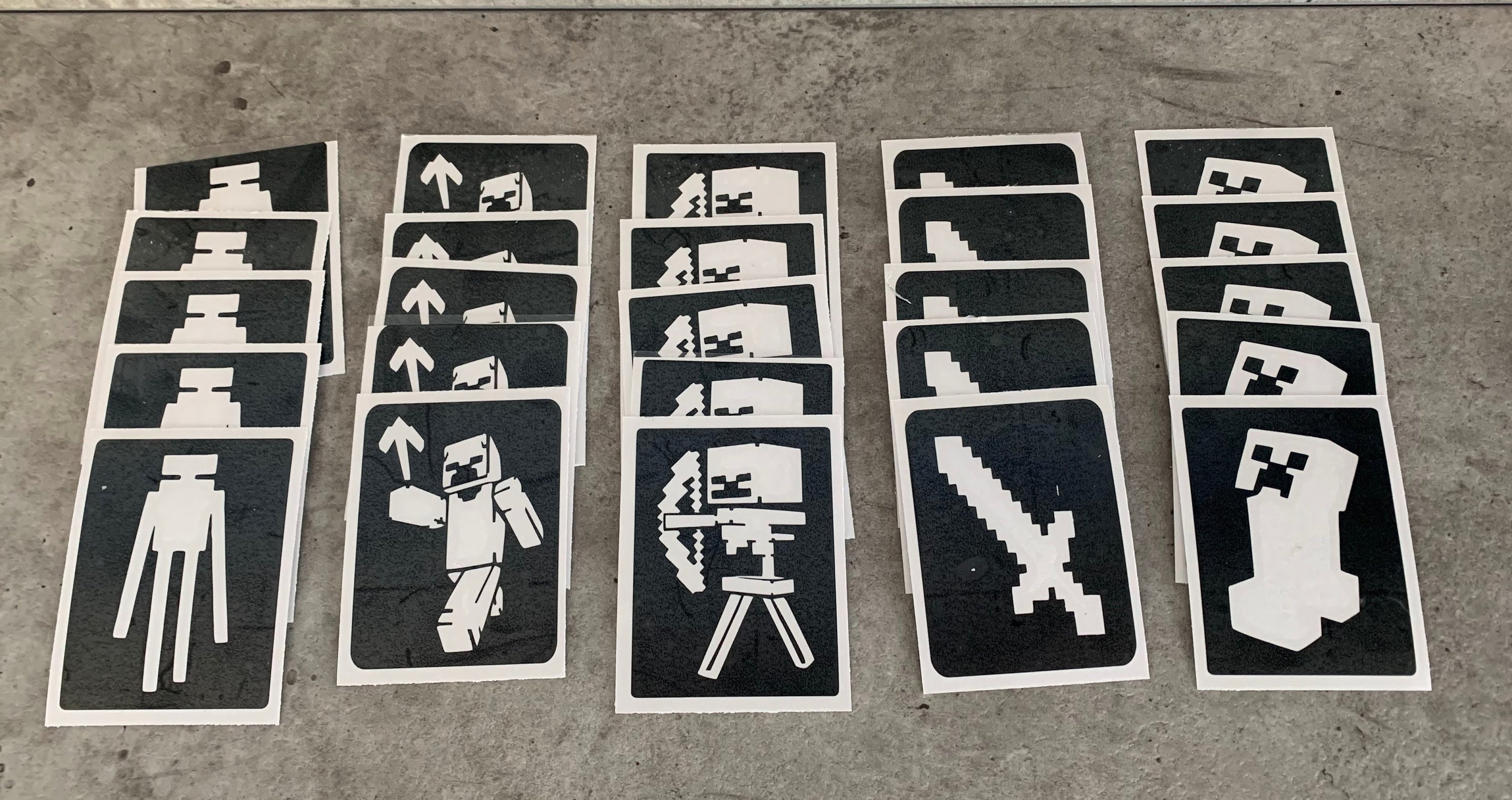 Minecraft Stencils