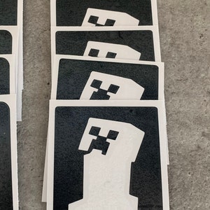 Minecraft Large Stencils Pack of 25, 5 Different Designs - Etsy