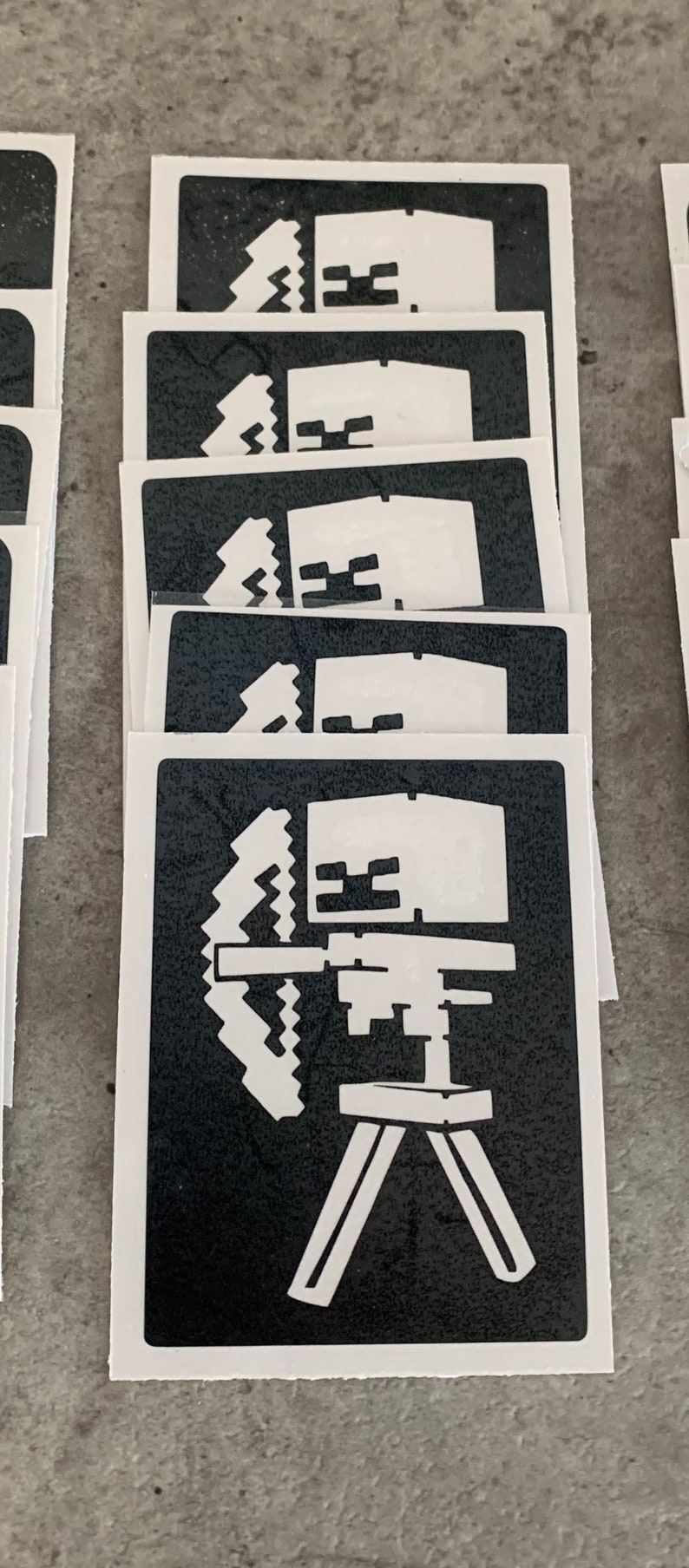 Minecraft Large Stencils Pack of 25, 5 Different Designs - Etsy