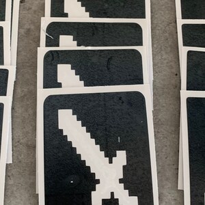 Minecraft Large Stencils Pack of 25, 5 Different Designs - Etsy